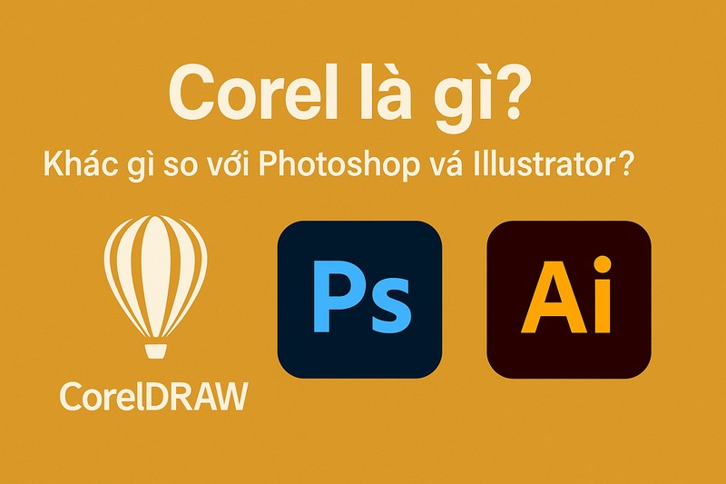 Corel là gì? Khác gì so với Photoshop và Illustrator? - Khóa học Digital Marketing - Học viện MIB